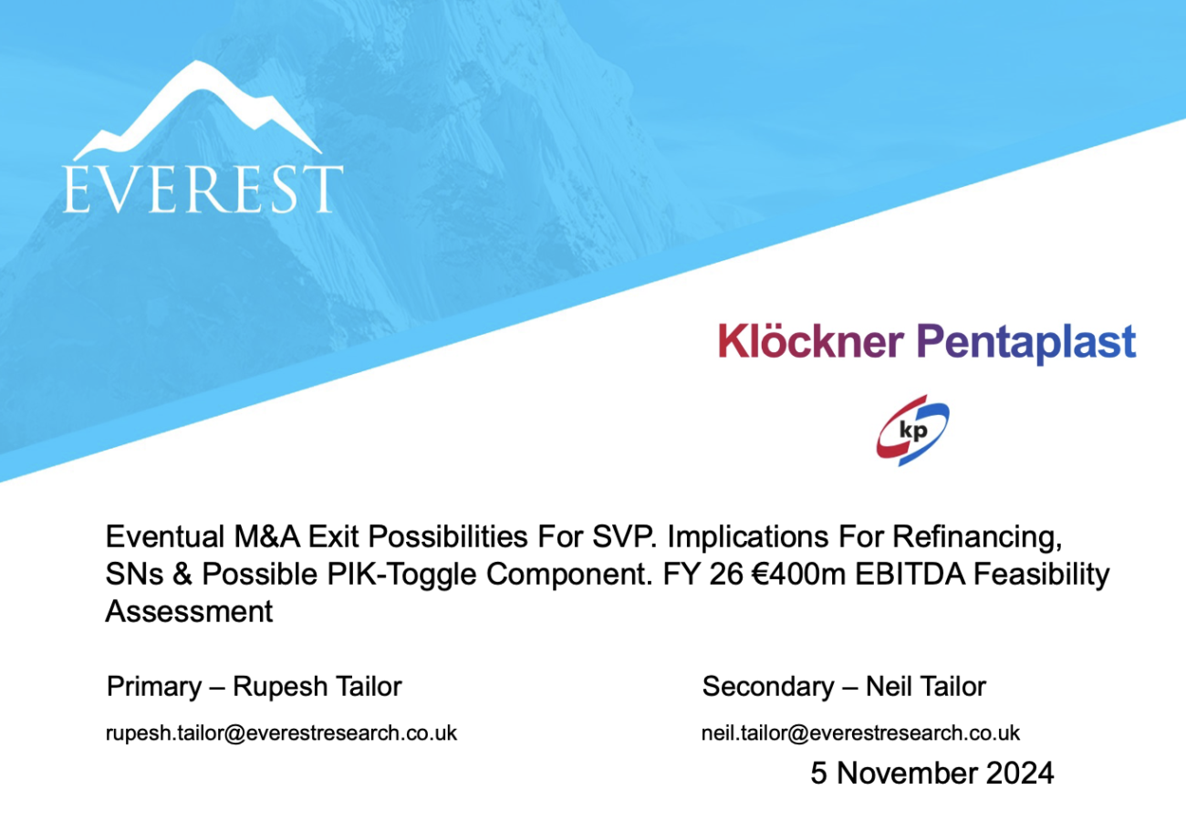 Klockner Pentaplast Memo 051124 - Everest Research
